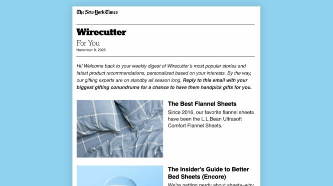 How NYT Wirecutter shipped a personalized newsletter in 4 weeks ...